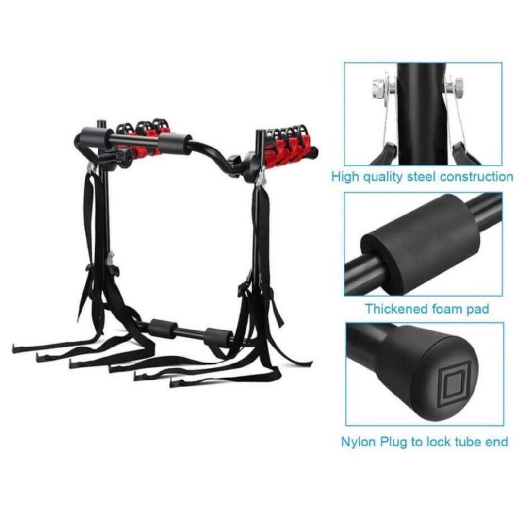 Local Ready Stock! Bicycle Car Rack Mounting Rear Back Bike Carrier ...