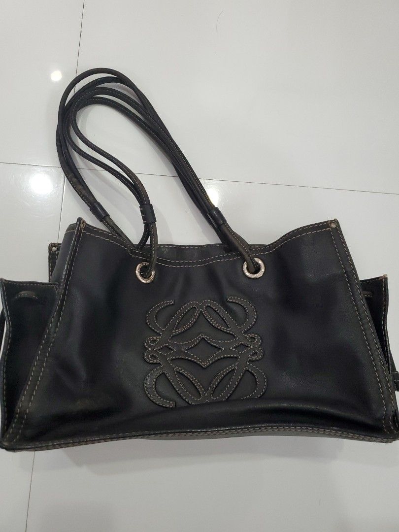 Loewe tote leather bag, Luxury, Bags & Wallets on Carousell
