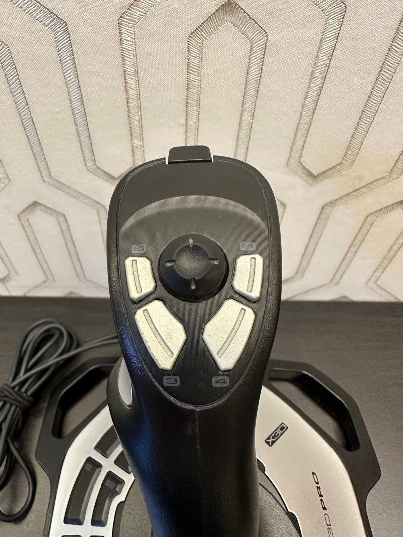 Logitech Extreme 3D Pro Flight Joystick, Video Gaming, Gaming ...