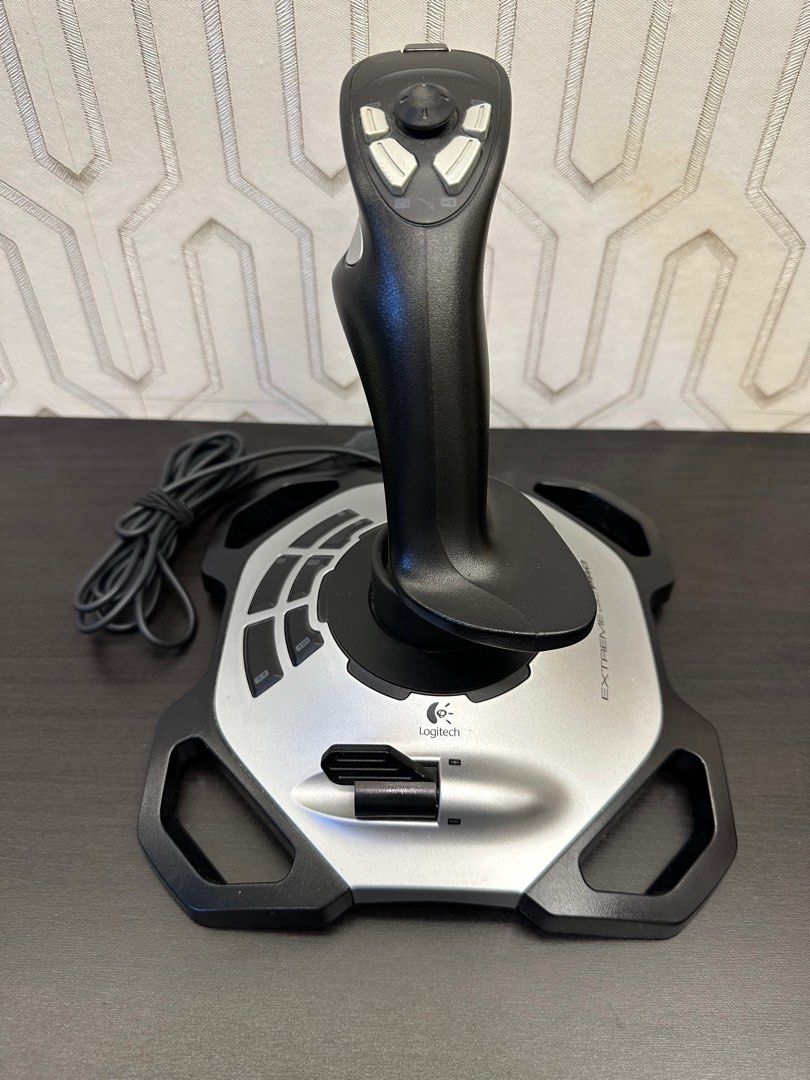 Logitech Extreme 3D Pro Flight Joystick, Video Gaming, Gaming ...