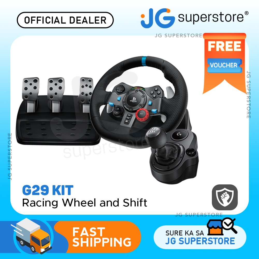Logitech G29 Driving Force Console Wheel and Pedals with Drive Shifter ...