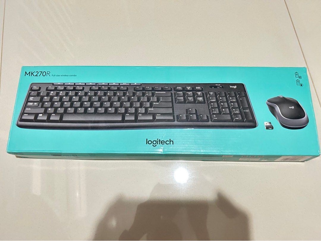 Logitech wireless keyboard mouse MK270R, Computers & Tech, Parts & Accessories, Computer ...