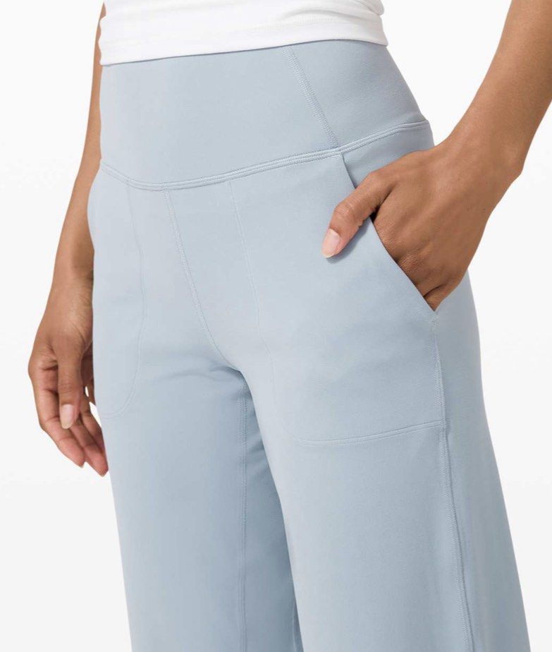 Lululemon Align Wide leg crop, Women's Fashion, Activewear on Carousell