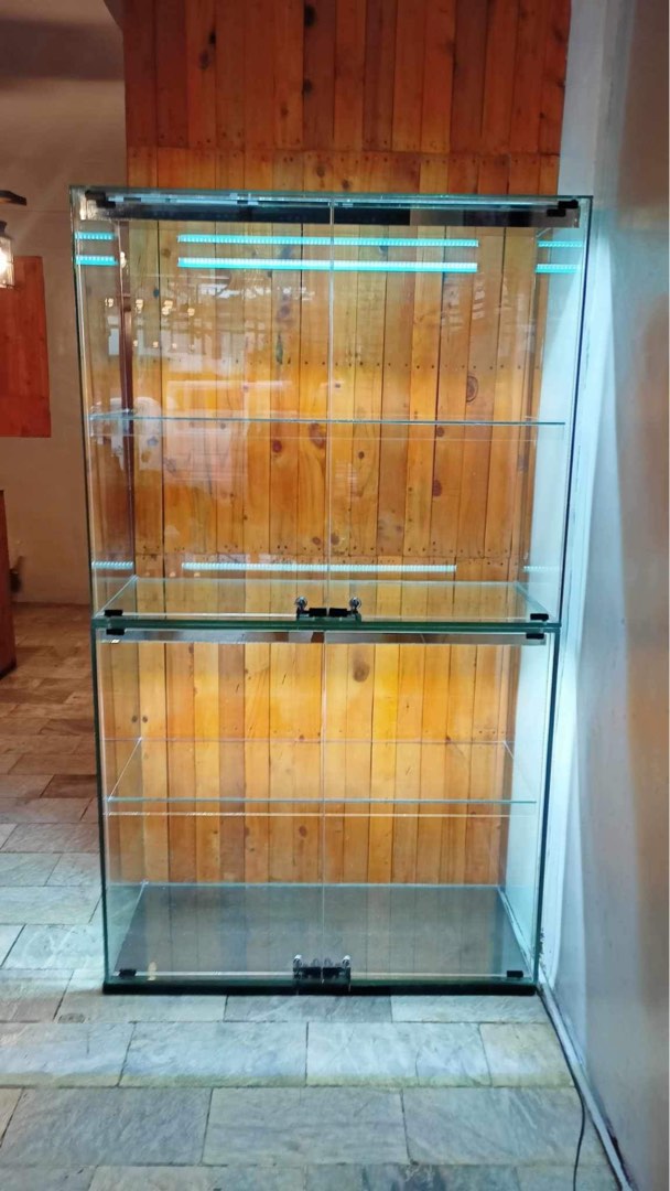 MAC Glass Cabinet 48x18x72 on Carousell