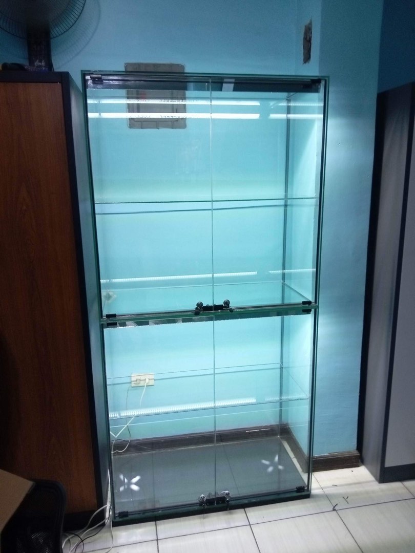 MAC Glass Cabinet SALE 36x18x72 on Carousell