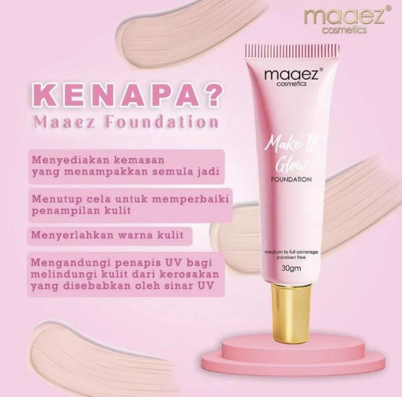 Maez Viral Foundation, Beauty & Personal Care, Face, Makeup on Carousell