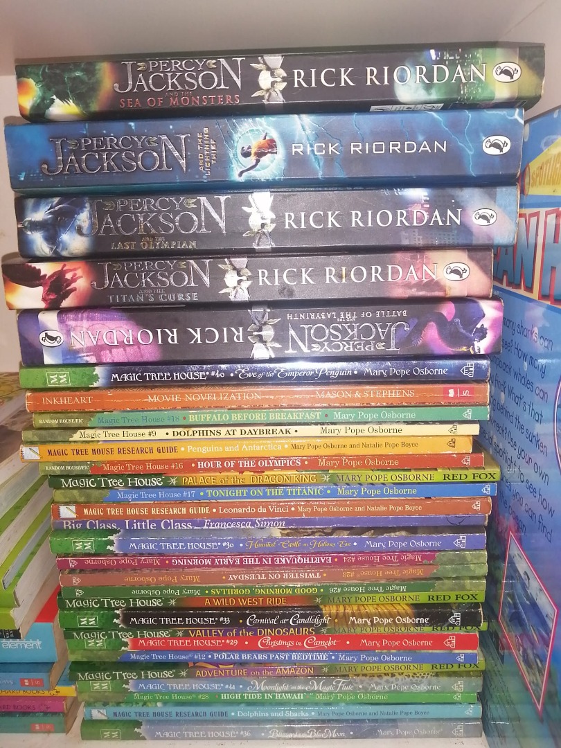 Magic Tree House / Percy Jackson series, 興趣及遊戲, 書本 & 文具, 小朋友書 - Carousell