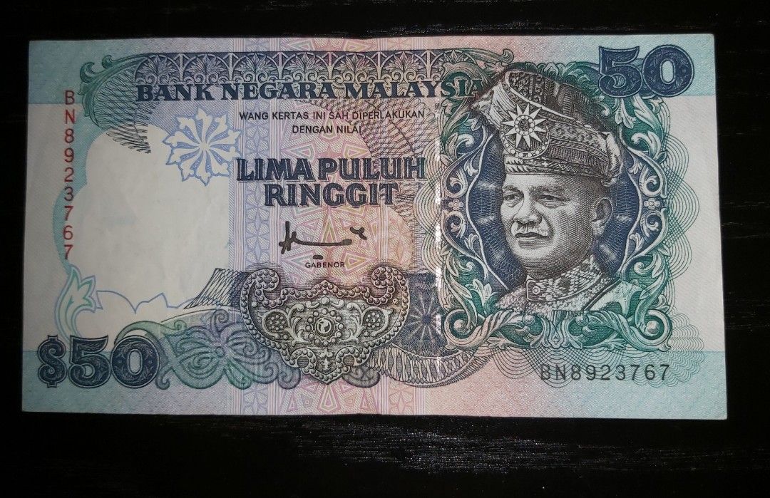 Malaysia fifty ringgit seventh series, Hobbies & Toys, Memorabilia ...