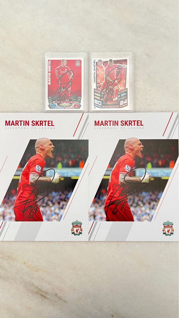 Martin Skrtel postcards & match attax, Hobbies & Toys, Memorabilia ...