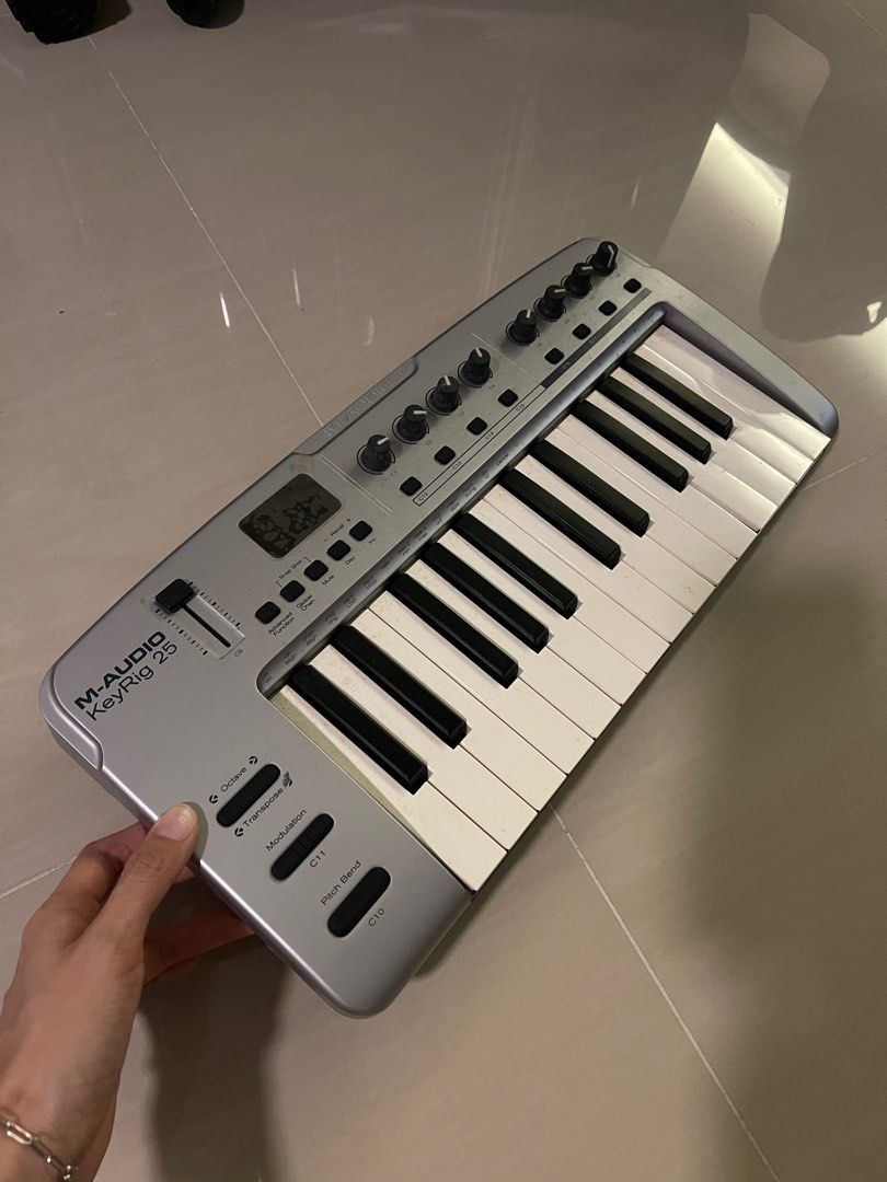 M-AUDIO KeyRig 25 MIDI keyboard, Hobbies & Toys, Music & Media, Musical ...