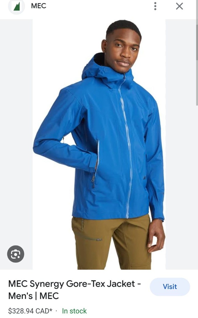 MEC GORETEX SYNERGY JACKET - REECO TECHNOLOGY on Carousell