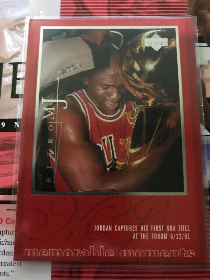 Michael Jordan 48 RETRO MJ memorable moments 1998 UPPER DECK on Carousell
