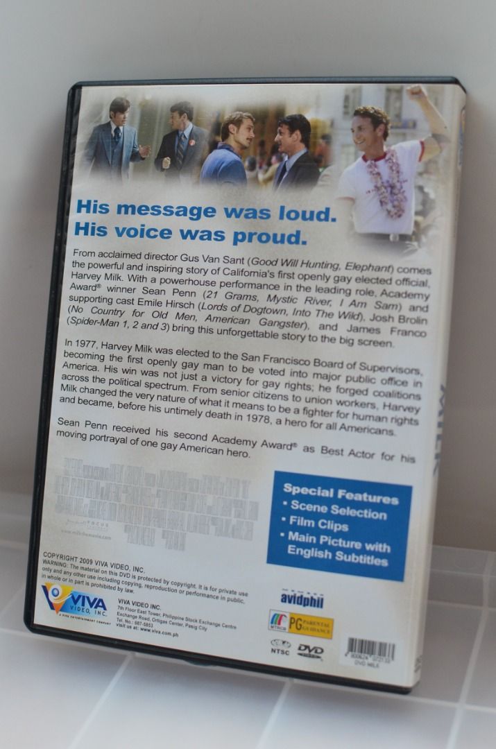 MILK - Original DVD, Hobbies & Toys, Music & Media, CDs & DVDs on Carousell