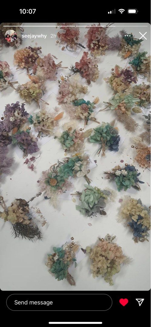 Mini Preserved Flower Bouquets, Hobbies & Toys, Flowers & Bouquets on ...