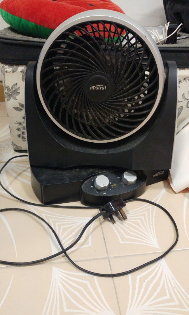 Mistral Table Fan Powerful Circulator Multi-direction, Furniture & Home ...