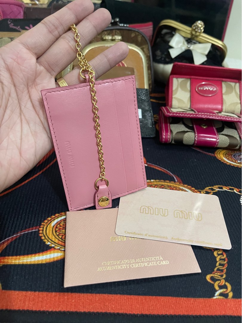Miumiu Card Holder Orig on Carousell
