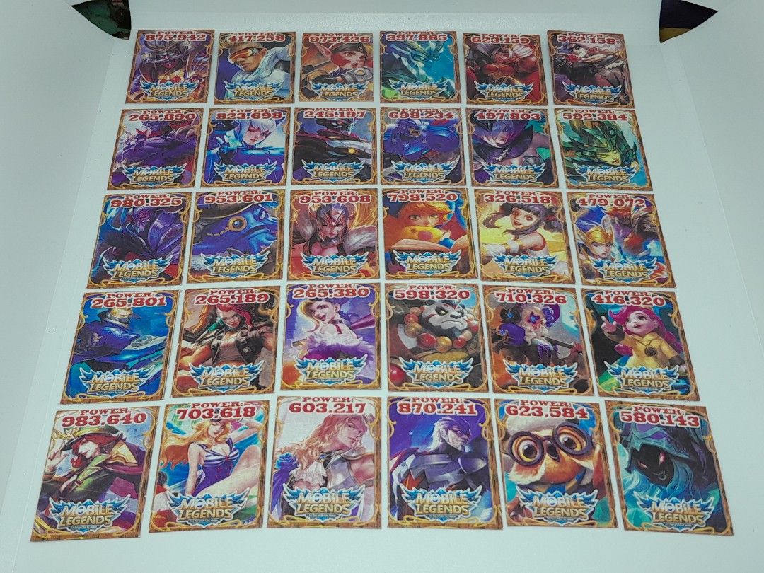Mobile Legends Mini Teks (Complete 64pcs), Hobbies & Toys, Toys & Games ...
