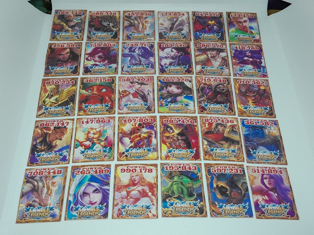 Mobile Legends Mini Teks (Complete 64pcs), Hobbies & Toys, Toys & Games ...