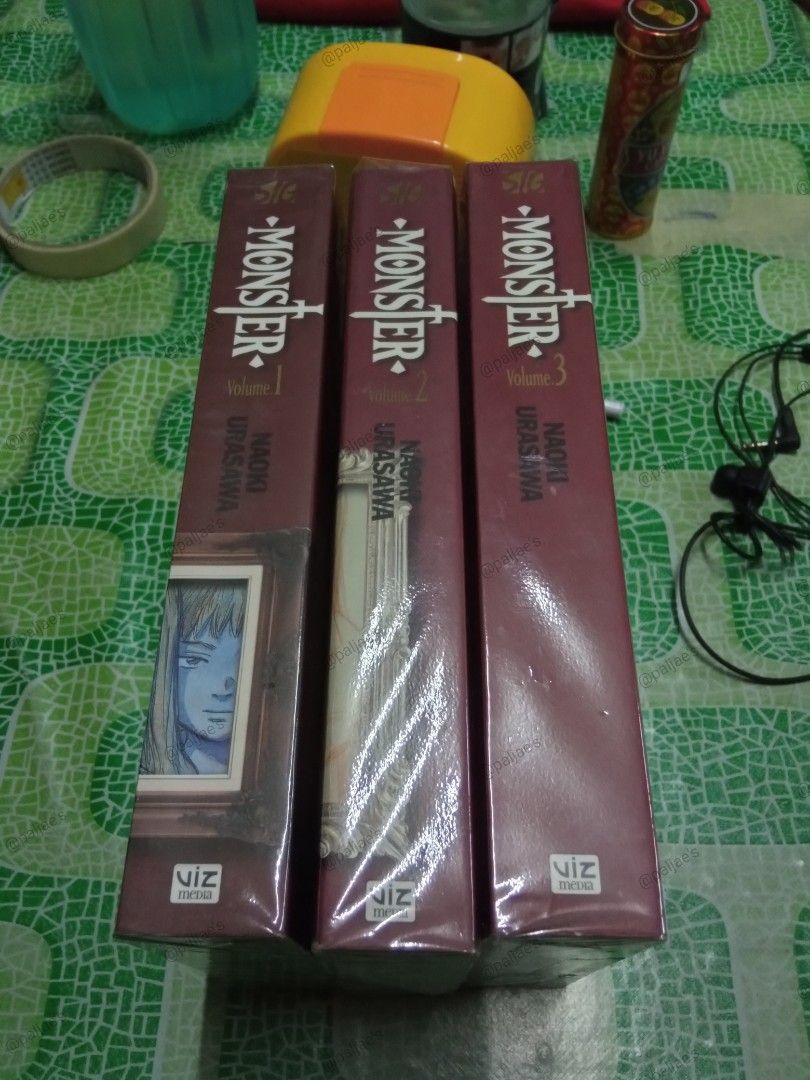 MONSTER VOL. 1, 2, 3 by NAOKI URASAWA, Hobbies & Toys, Books ...
