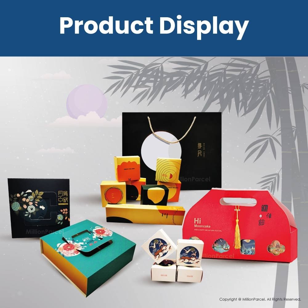 Moon Cake Box 4 - 6 | Container Pastry Box | Cupcake Box | Gift Box ...