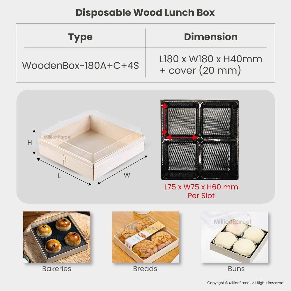 Moon Cake Box 4 - 6 | Container Pastry Box | Cupcake Box | Gift Box ...