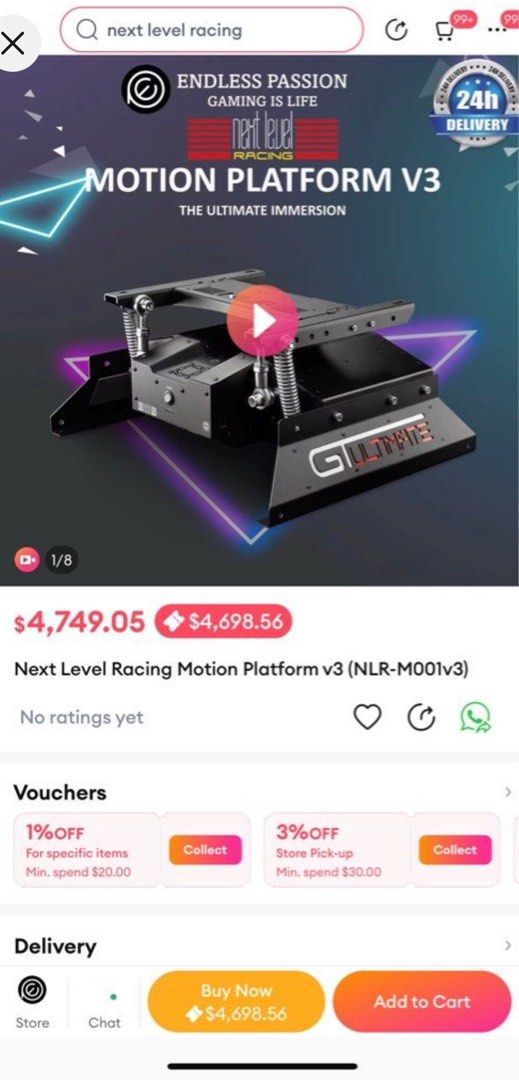 Motion Sim racing setup, Video Gaming, Gaming Accessories, Controllers ...