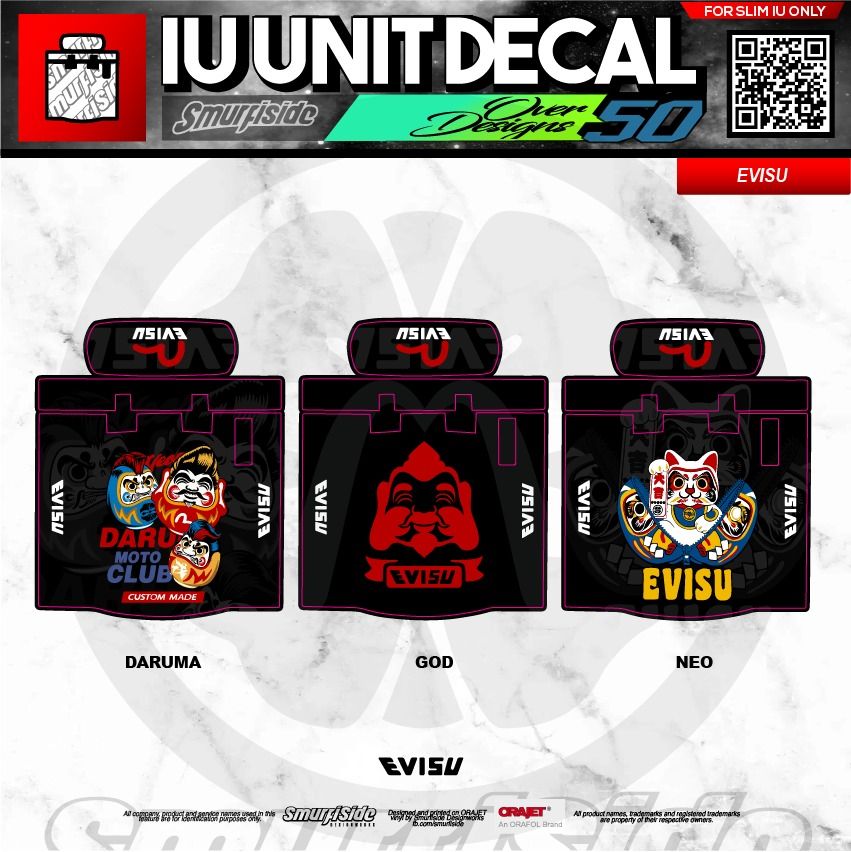MOTORCYCLE SLIM IU UNIT DECAL VOL. 31, Motorcycles, Motorcycle ...