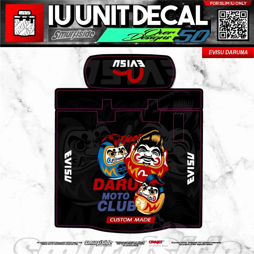 MOTORCYCLE SLIM IU UNIT DECAL VOL. 31, Motorcycles, Motorcycle ...