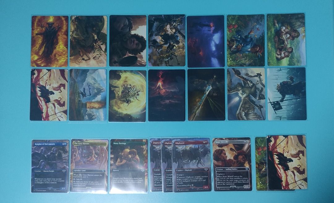 MTG LOTR Borderless & Art Series, Hobbies & Toys, Toys & Games on Carousell
