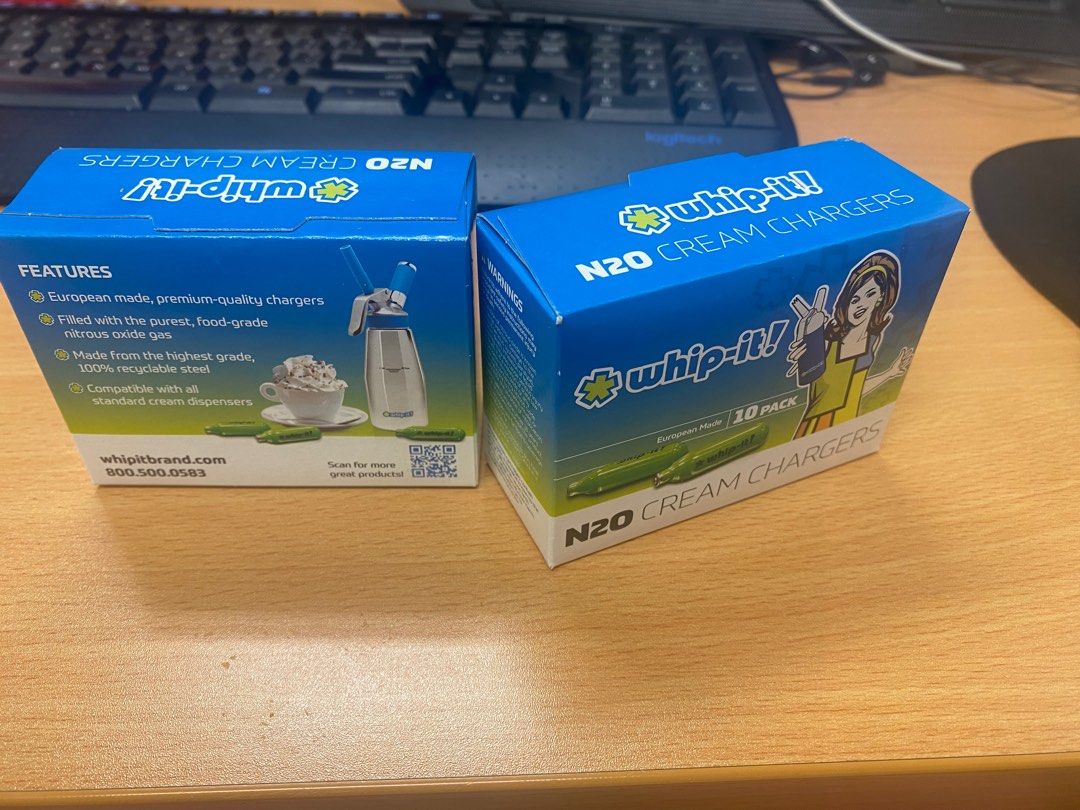 N20 Cream Charger Whip-it Nitrous Oxide, Furniture & Home Living ...