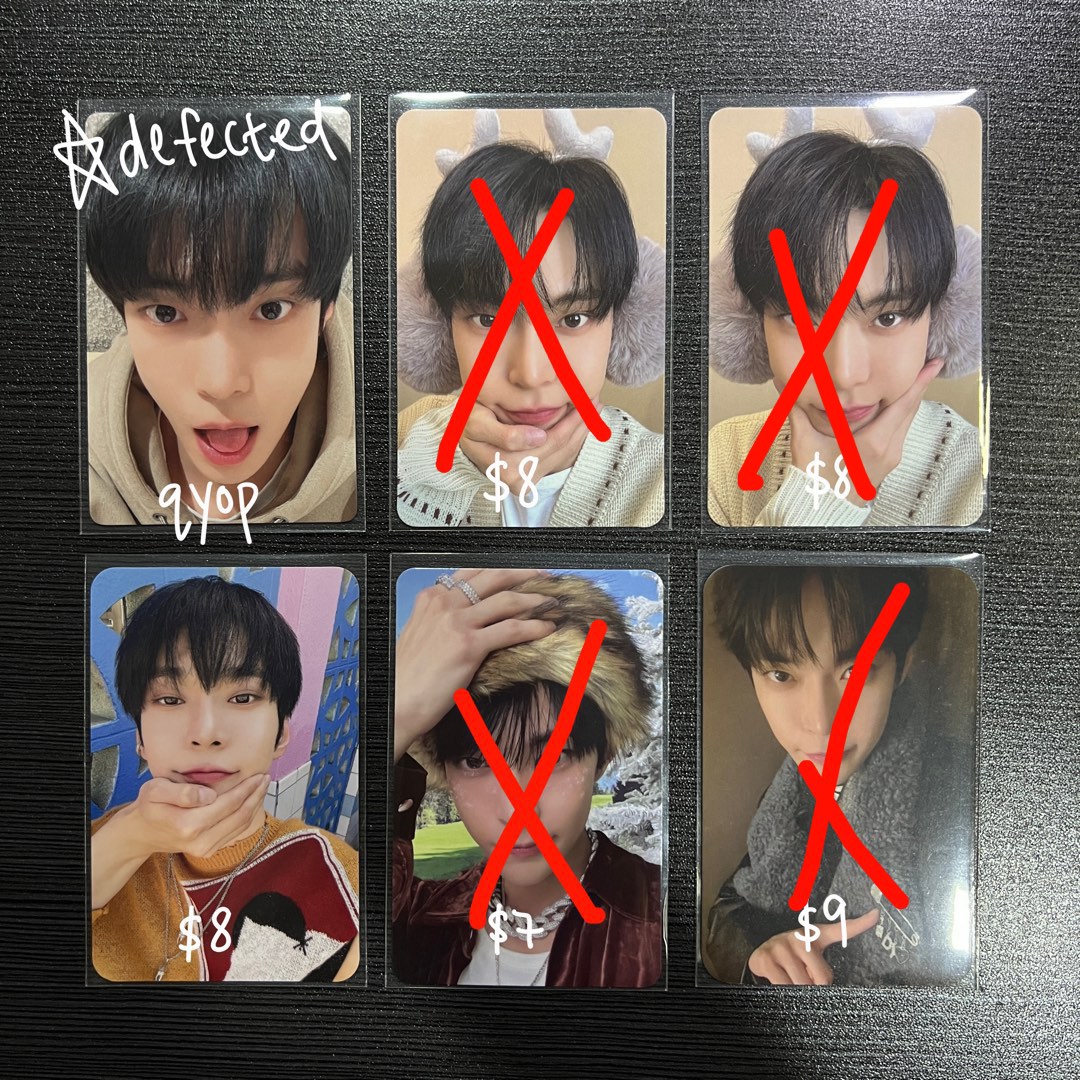 NCT 127 Doyoung Photocards (Universe Yizhiyu, Ayyo Mumo, Pink Christmas ...