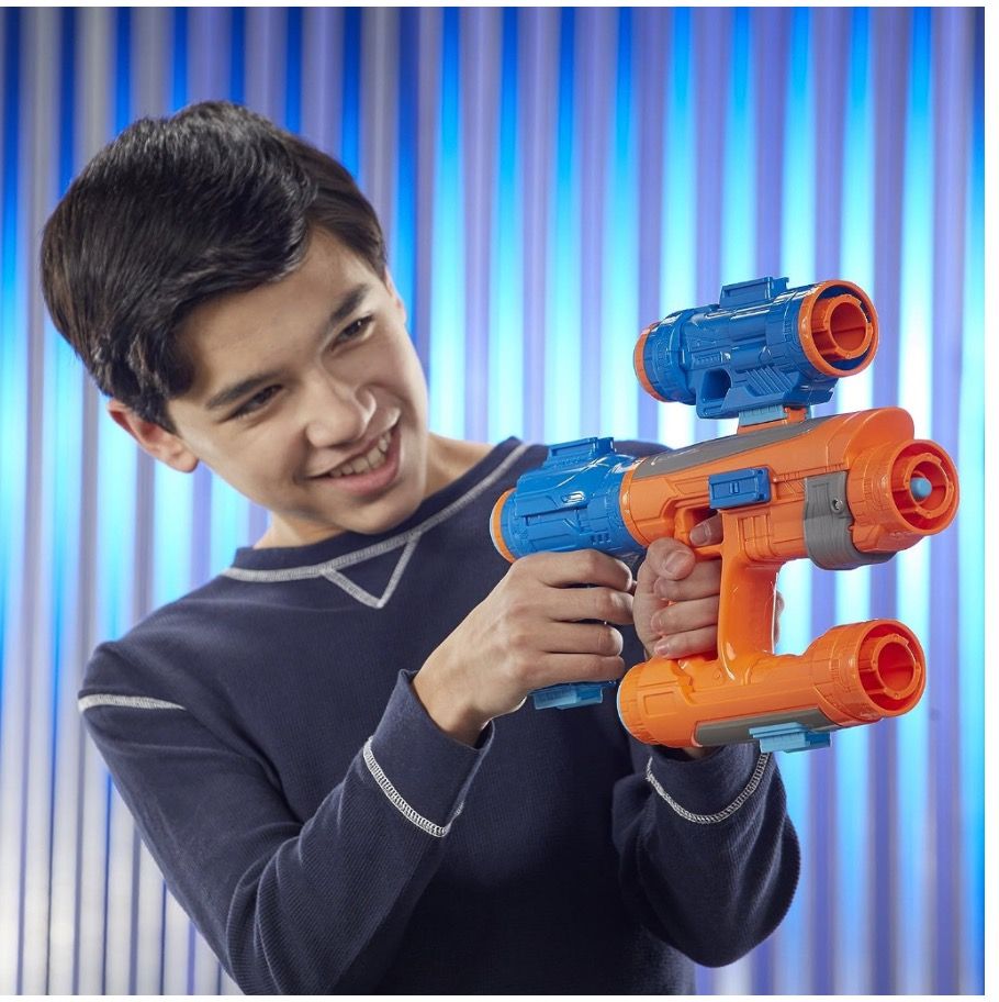 NERF MARVEL AVENGERS INFINITY WAR STAR LORD ASSEMBLER GEAR BLASTER ...