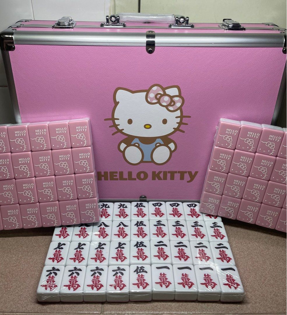 New 2023 Sanrio Hello Kitty Mahjong Limited Edition 156 Tiles(Animal ...