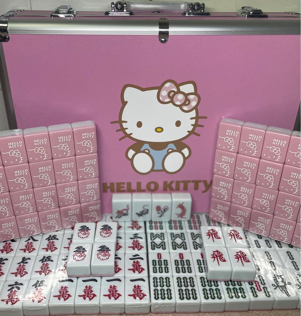 New 2023 Sanrio Hello Kitty Mahjong Limited Edition 156 Tiles(Animal ...