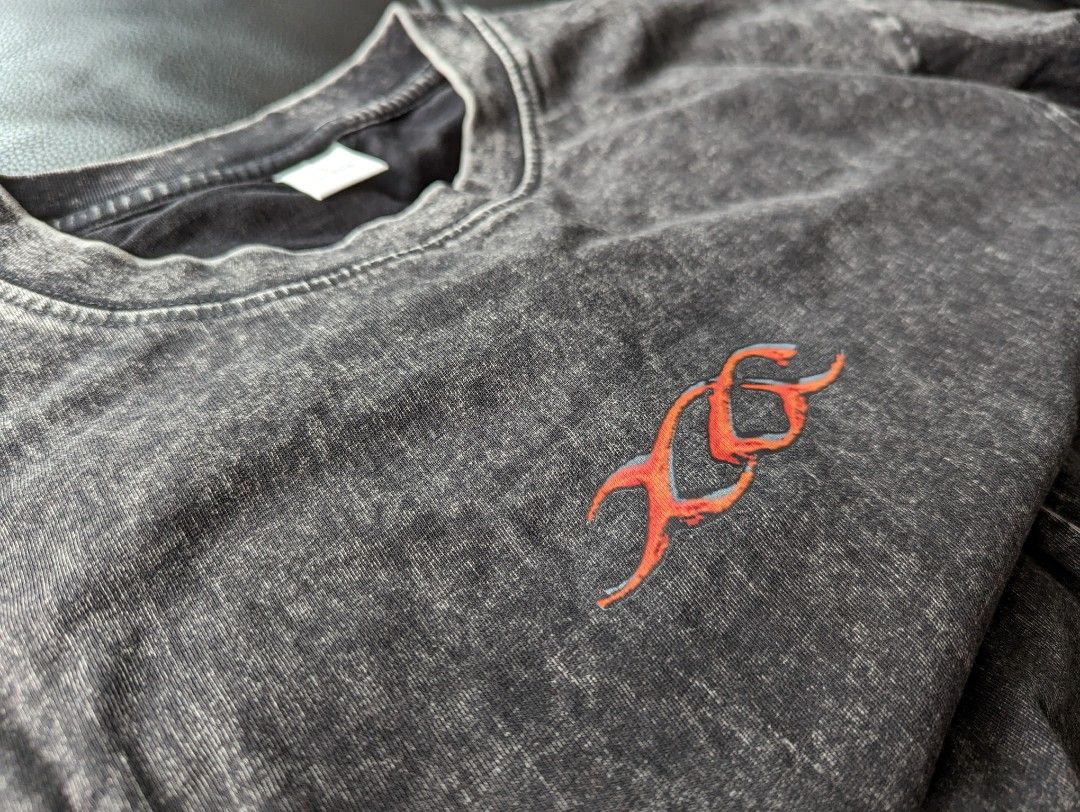 (NEW) XG GRL GVNG vintage acid washed cotton oversize comfy unisex ...