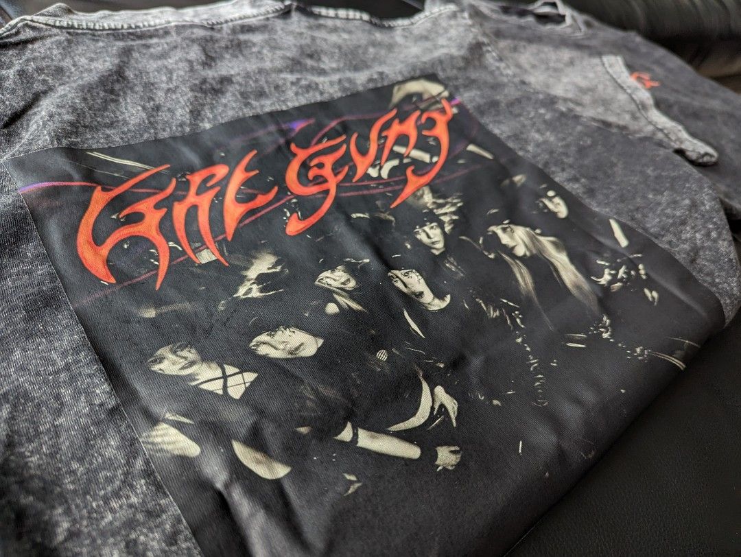 (NEW) XG GRL GVNG vintage acid washed cotton oversize comfy unisex ...