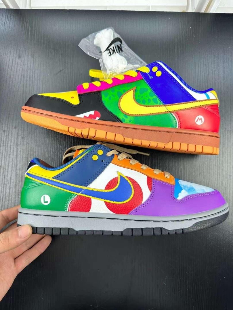 NIKE DUNK LOW "WHAT THE SUPER MARIO", Men's Fashion, Footwear, Sneakers ...