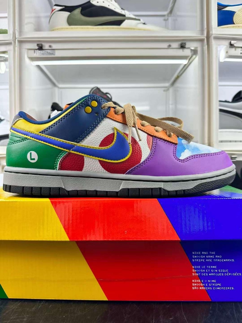 NIKE DUNK LOW "WHAT THE SUPER MARIO", Men's Fashion, Footwear, Sneakers ...