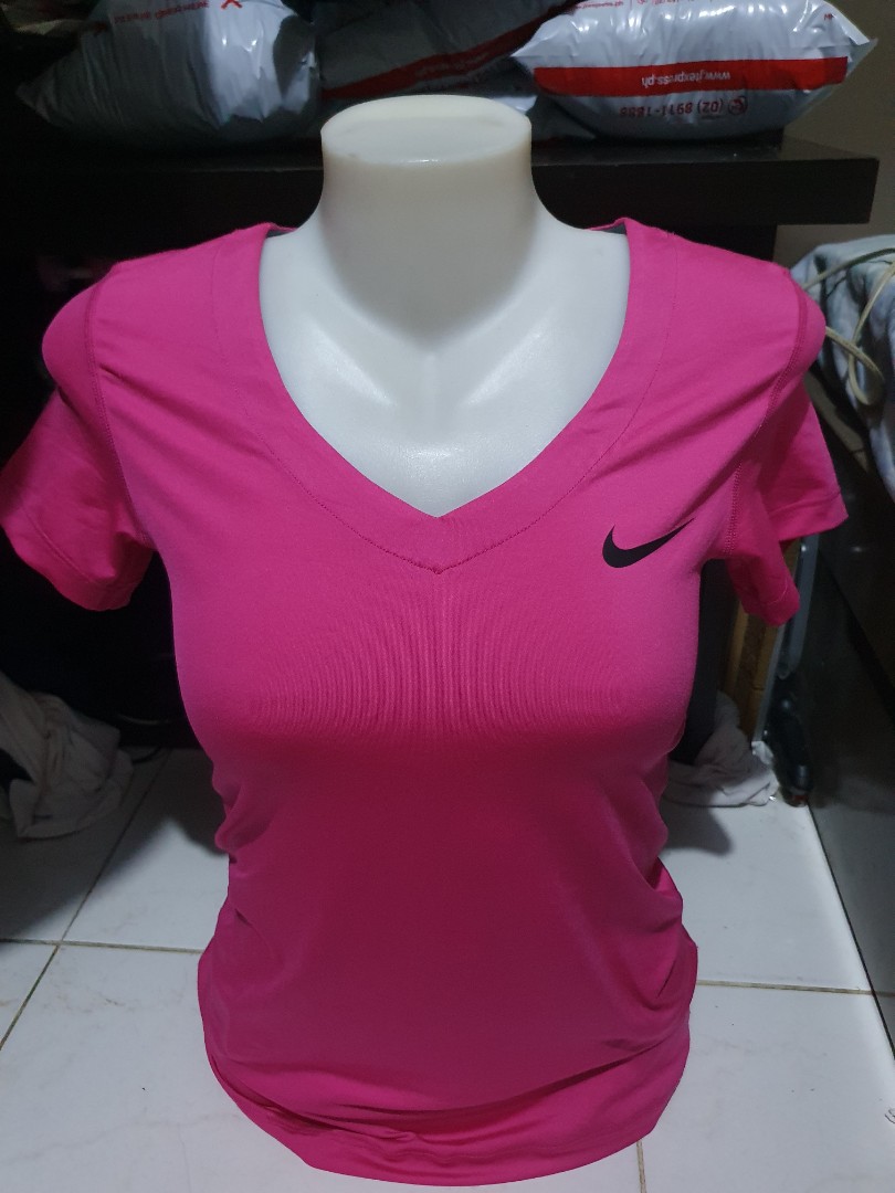Nike Pro Combat Drifit Shirt, Women's Fashion, Tops, Shirts on Carousell