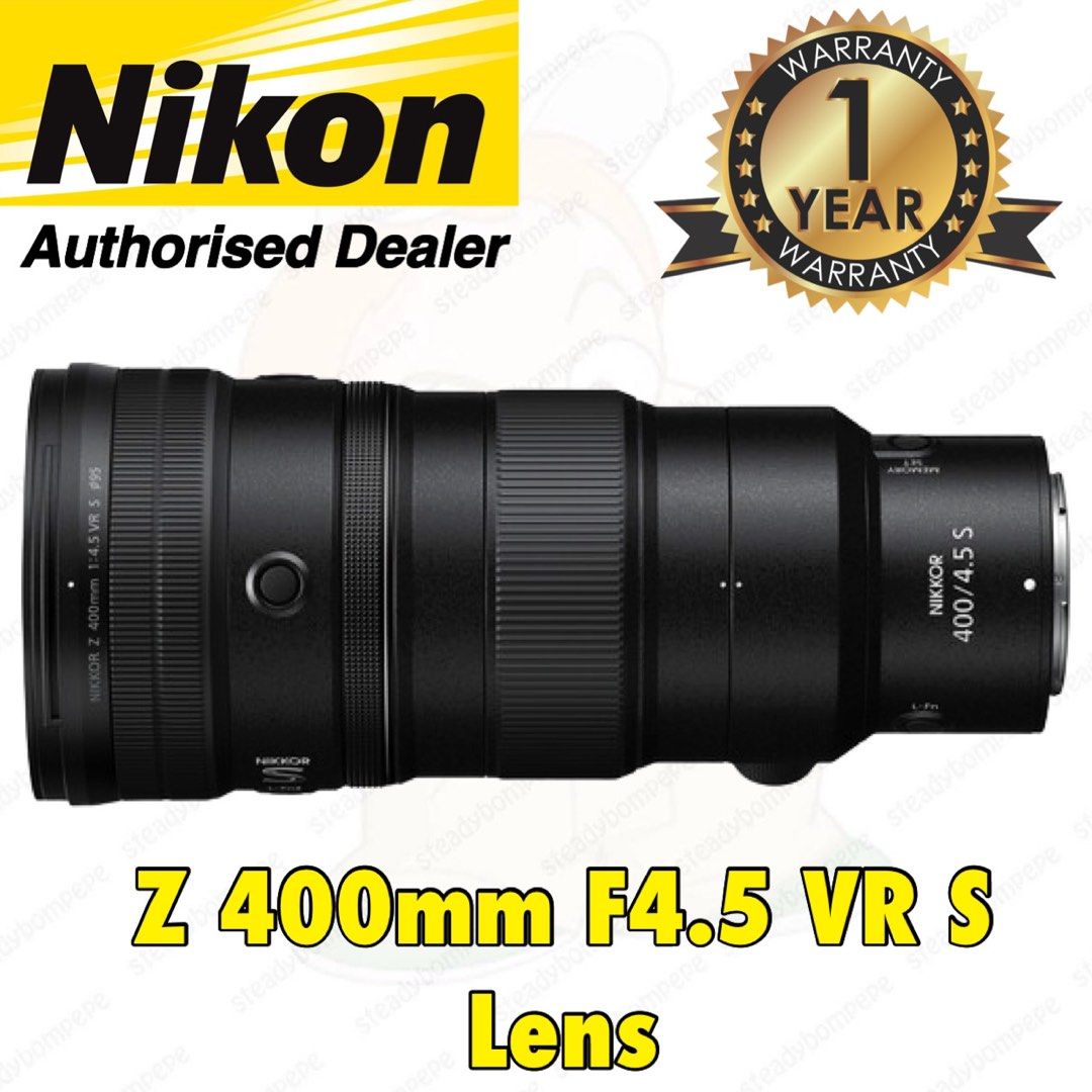 Nikon Z 400mm F4.5 VR S Lens, Photography, Lens & Kits on Carousell