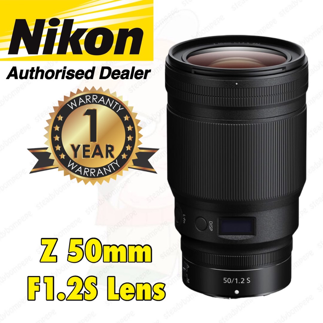 Nikon Z 50mm F1.2 S Lens, Photography, Lens & Kits on Carousell