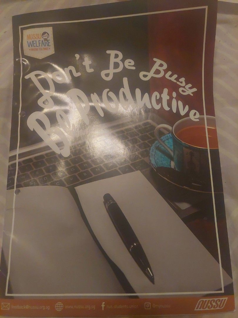 NUS welfare fullscape paper (2 available), Hobbies & Toys, Stationery ...