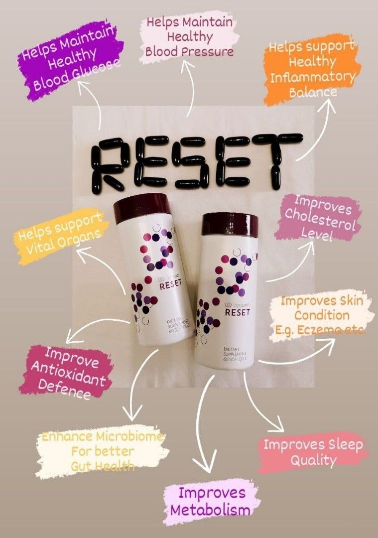 Nuskin Ageloc Reset, Health & Nutrition, Health Supplements, Vitamins ...