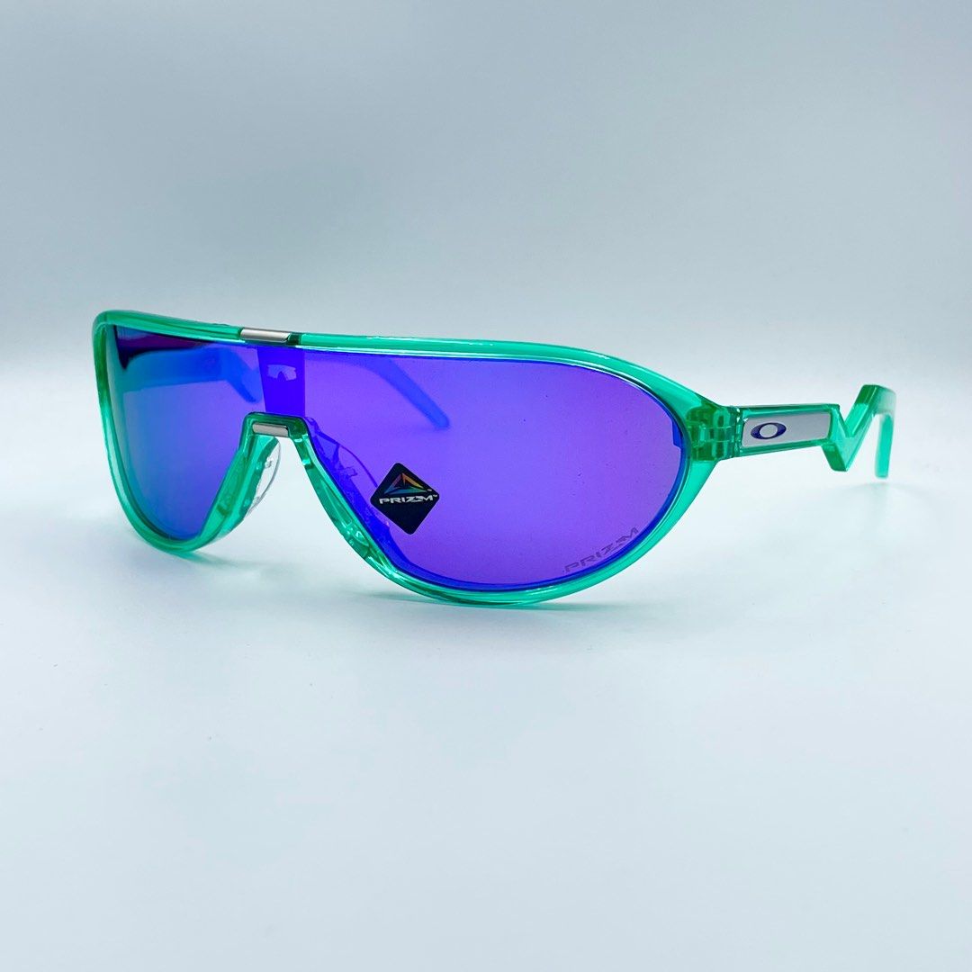 Oakley CMDN (A) Translucent Celeste w/ Prizm Violet, Men's Fashion ...