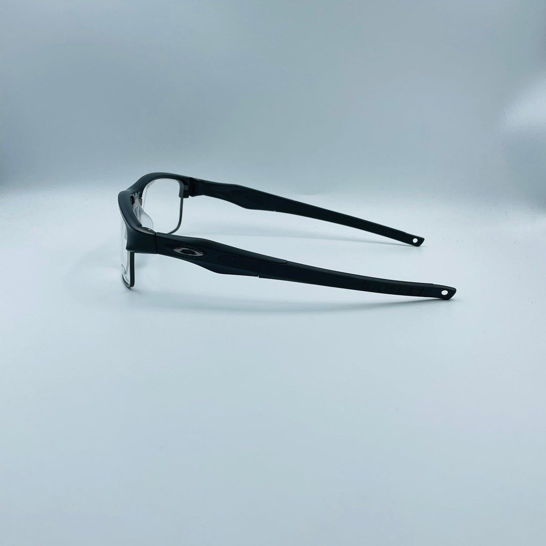 Oakley Crosslink Switch Satin Black 55, Men's Fashion, Watches & Accessories, Sunglasses ...