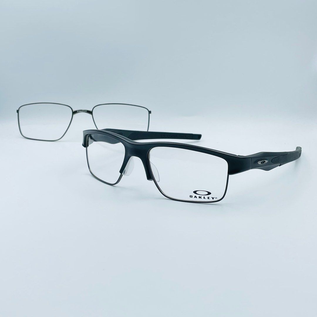 Oakley Crosslink Switch Satin Black 55, Men's Fashion, Watches ...