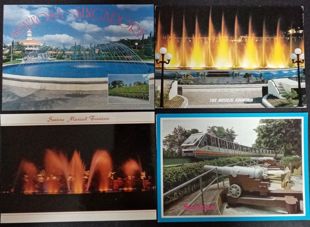 Old Sentosa Musical Fountain and Fort Siloso Past images Picture ...