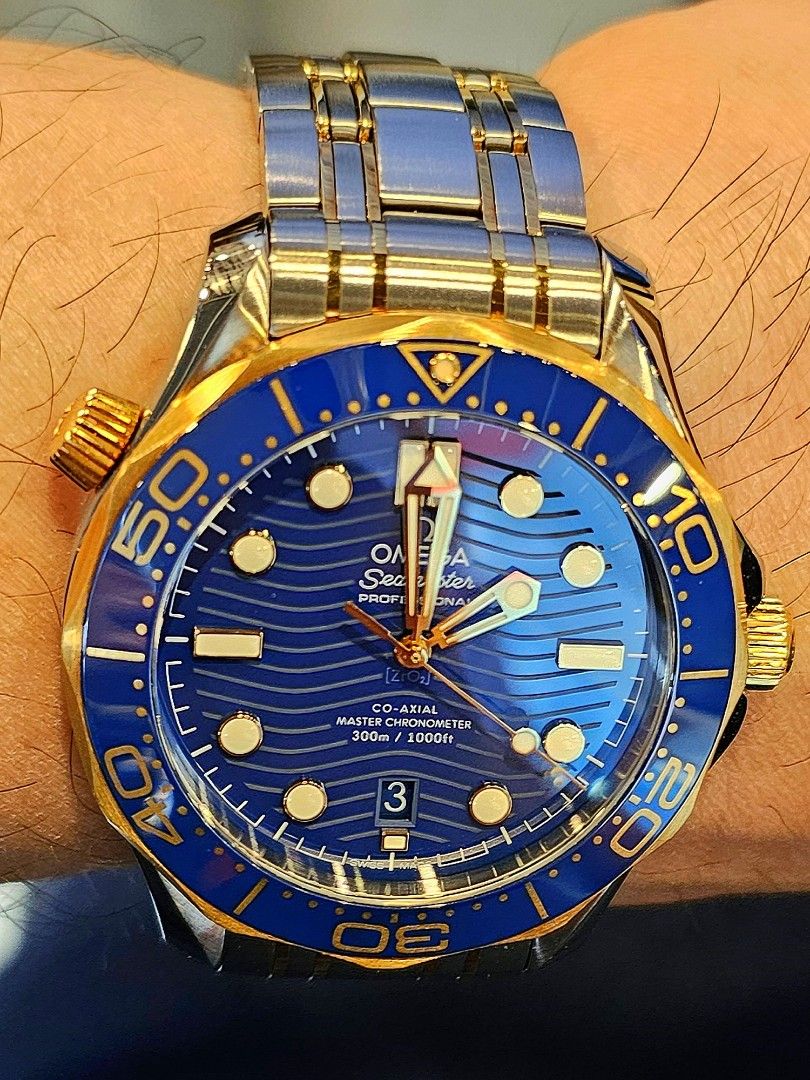 Omega Seamaster 300 Sedna Half Gold (super complete set), Luxury ...