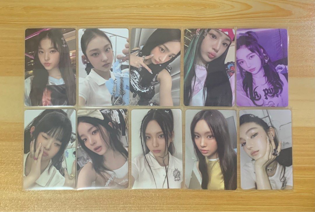 [ONHAND] official newjeans get up weverse ver b & c album photocard ...