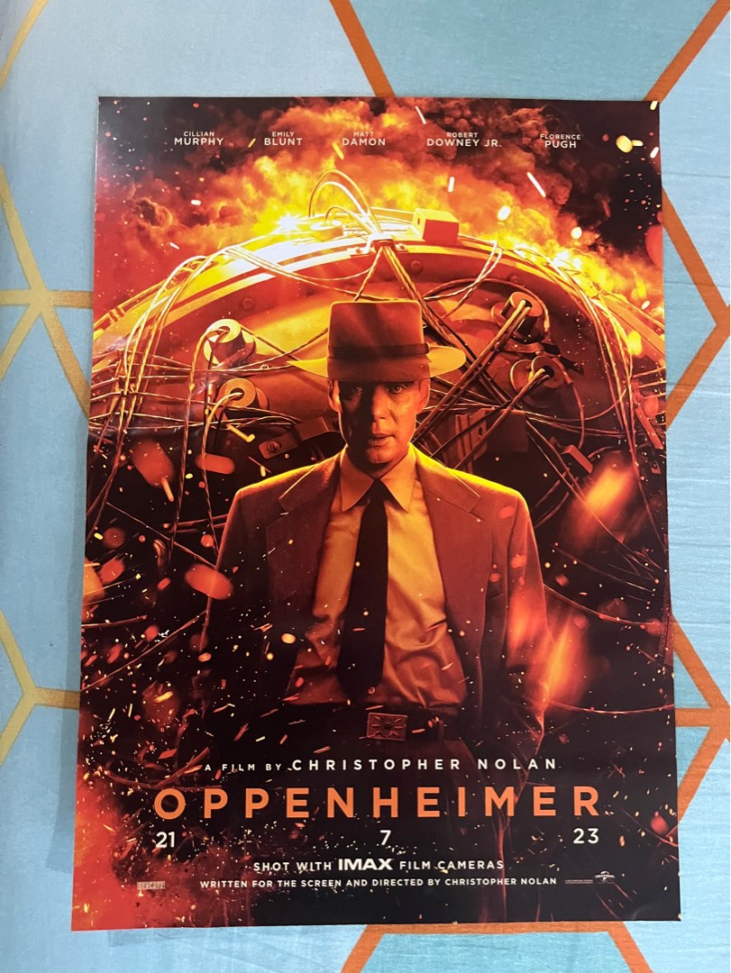 Oppenheimer Poster (A3), Everything Else on Carousell